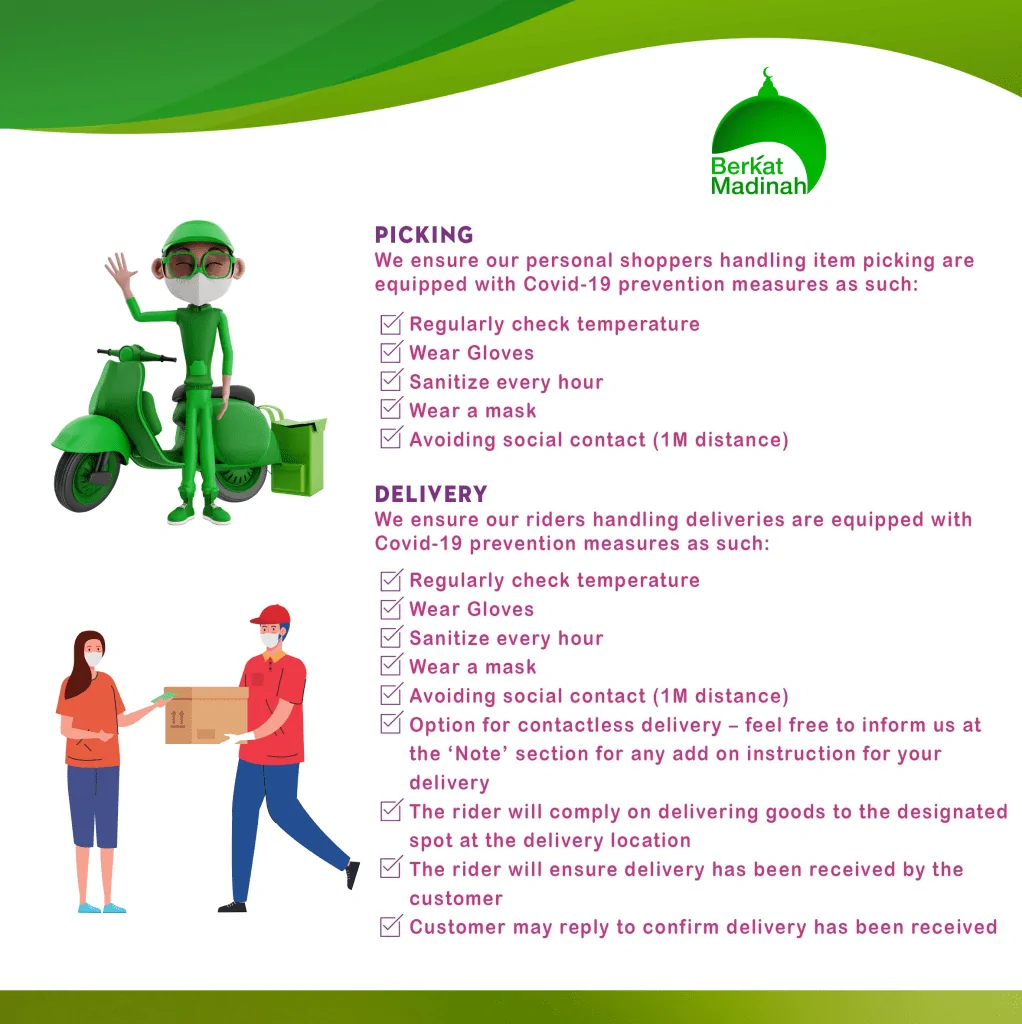 Seamless Delivery Pick-up Berkat Madinah Services Super 100%